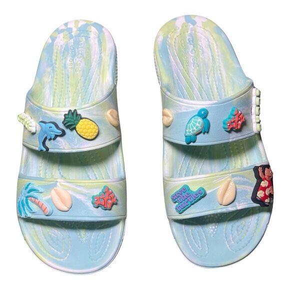 CROCS | Shoes | Crocs Disney Lilo Stich Slip On Sandals W 9 M 7 Light ...